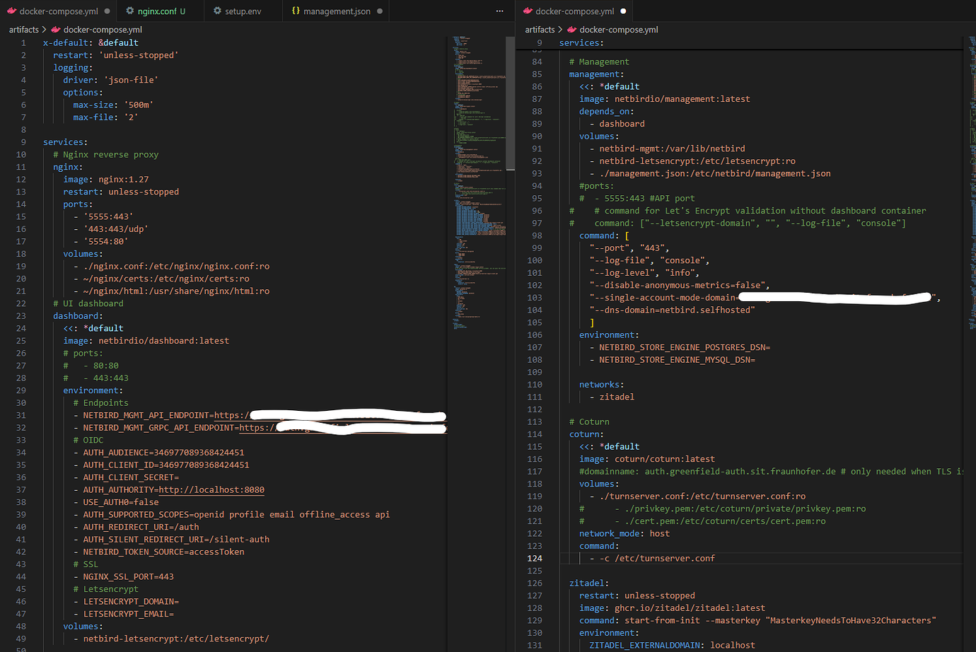 Problem self hosting netbird using the Advanced Guide and Zitadel as IdP - Self-Hosted - NetBird